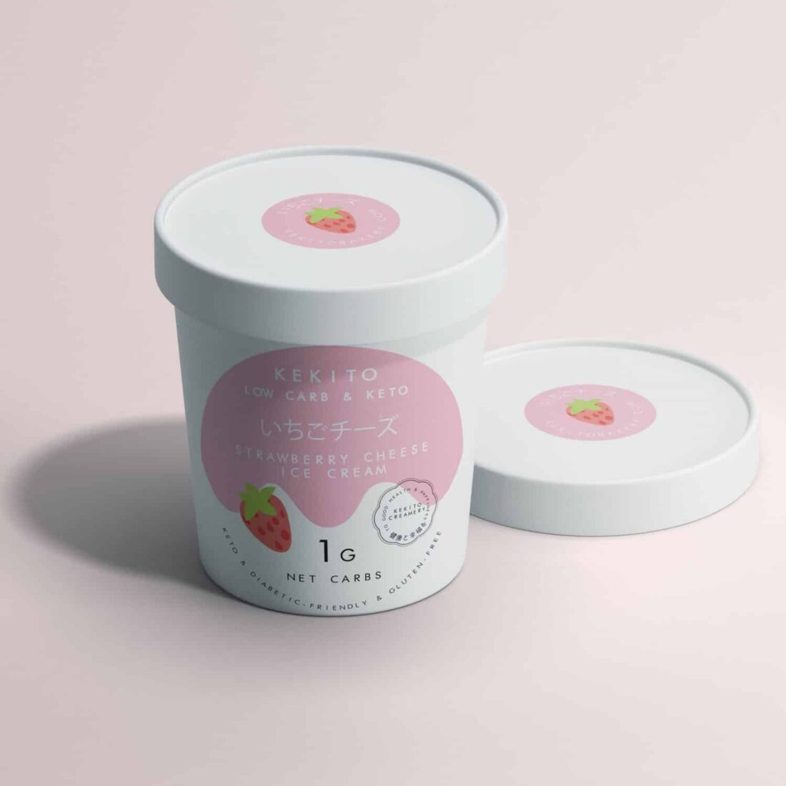 Ichigo Strawberry Cotton Shortcake - Kekito Bakery